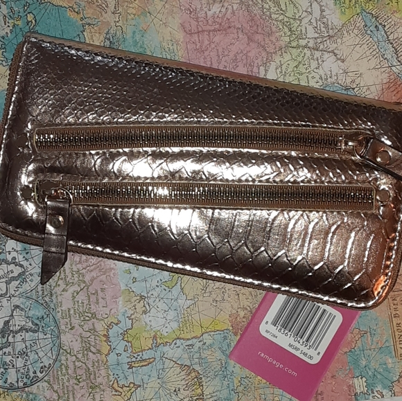 Rampage | Bags | Rampage Wallet Metallic Silver | Poshmark